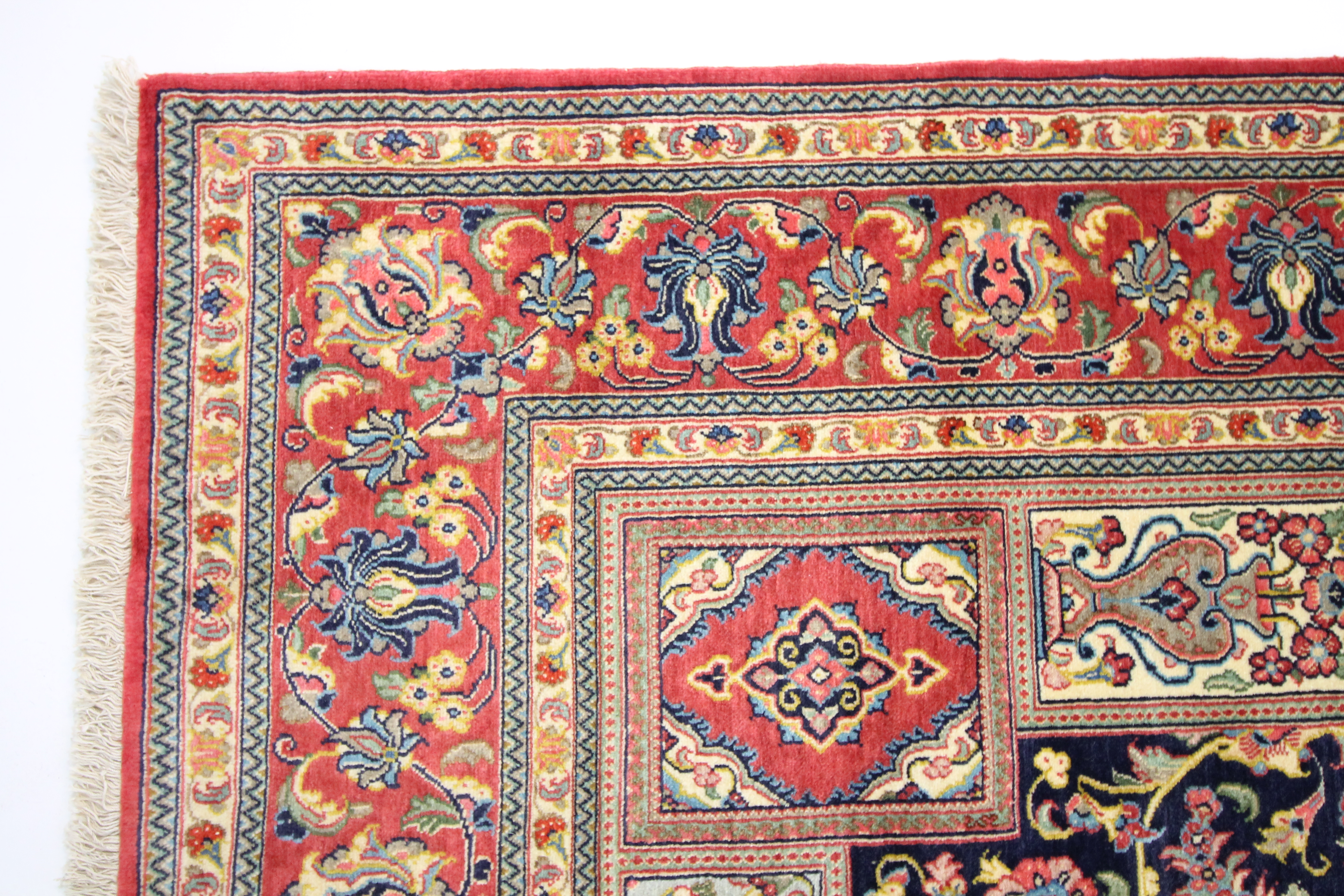 Qom Persian Rug Brown 253 x 162 cm